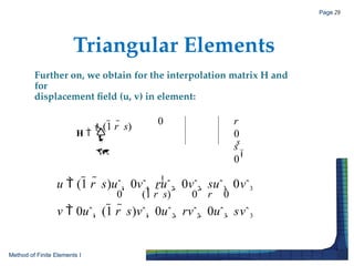 isoparametric lecture ppt finite element method | PPTX