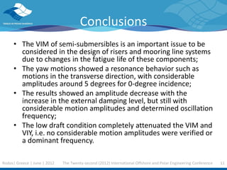 ISOPE2012-TPC145: Vortex-Induced Yaw Motion (VIY) of a Large-Volume ...