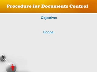 Iso procedure for document control | PPTX