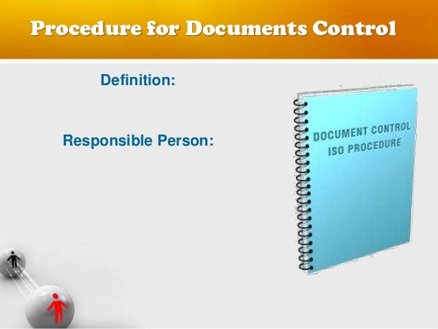 Iso procedure for document control