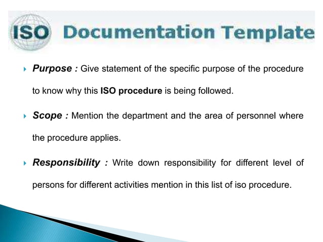 Iso procedures | PPT