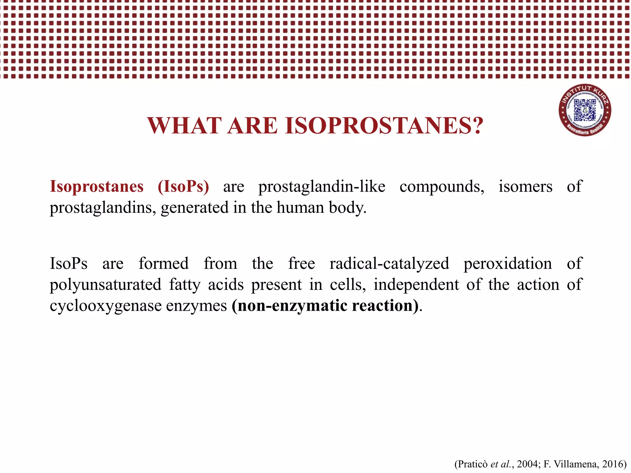 Isoprostanes | PPT