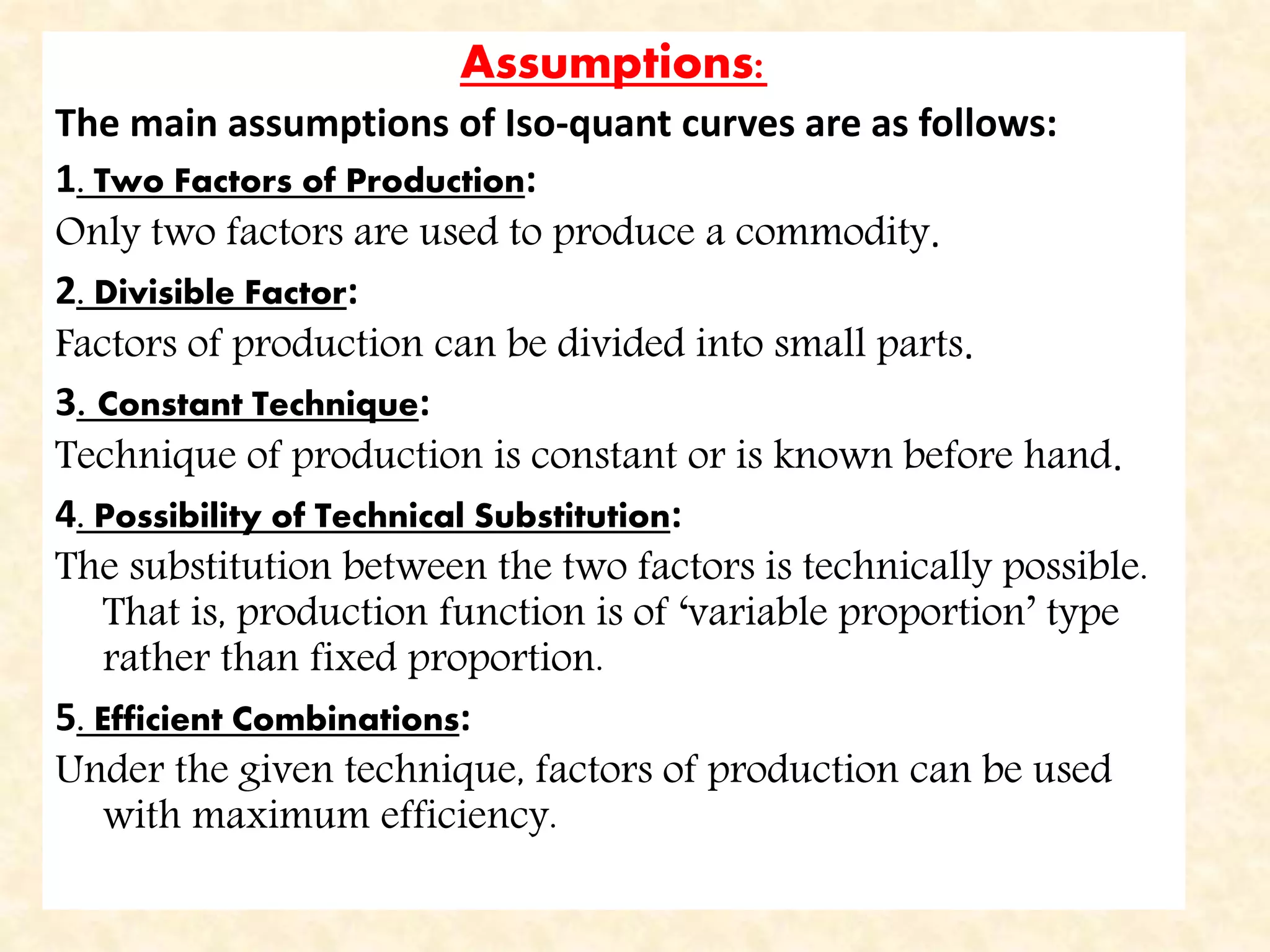 Isoquant curves aditi sinha | PPTX