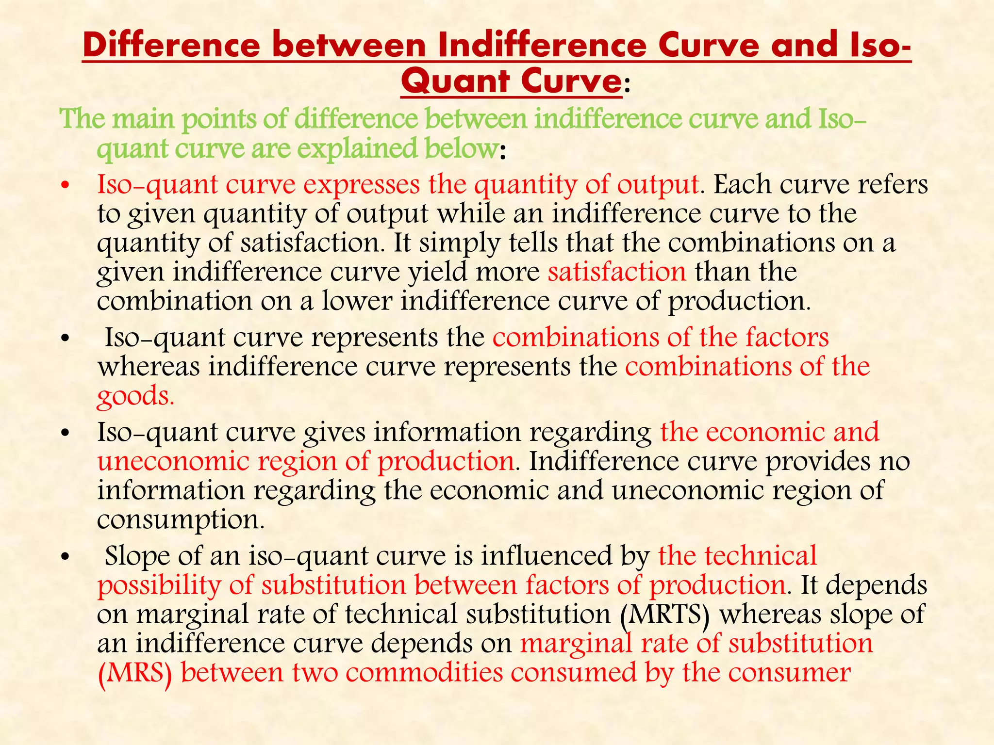Isoquant curves aditi sinha | PPTX