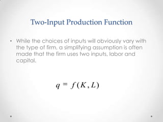 Isoquants and returns to scale | PPTX