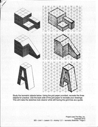 Isometric Sketches | PDF