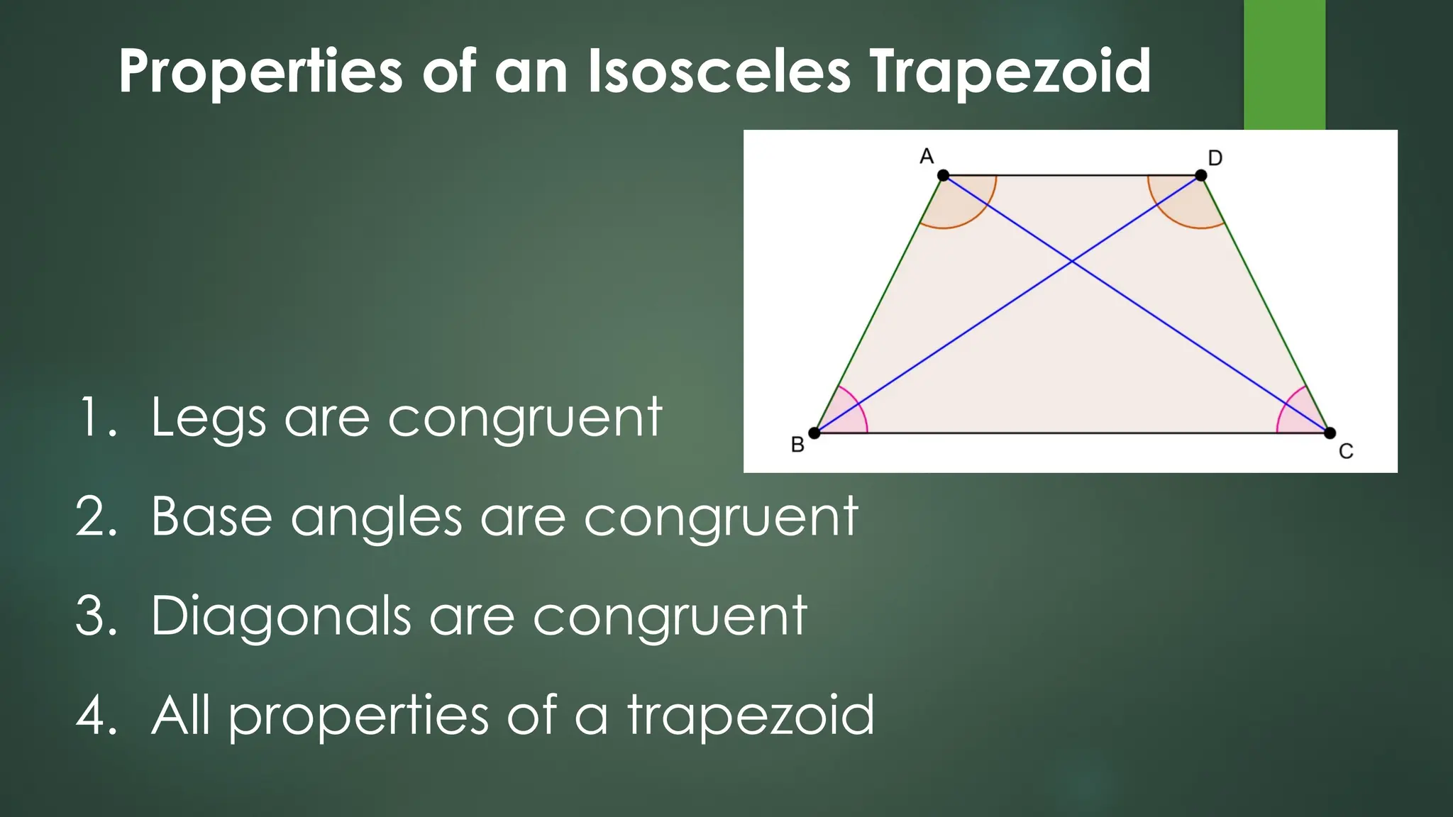 Illustrating the properties of an isosceles trapezoids | PPTX