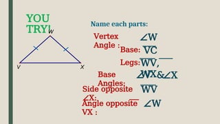 Understand Isosceles and Equilateral Triangles | PPTX