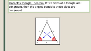Understand Isosceles and Equilateral Triangles | PPTX