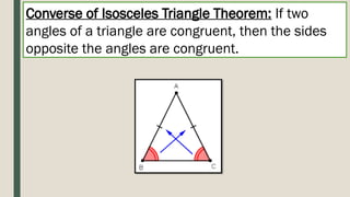 Understand Isosceles and Equilateral Triangles | PPT