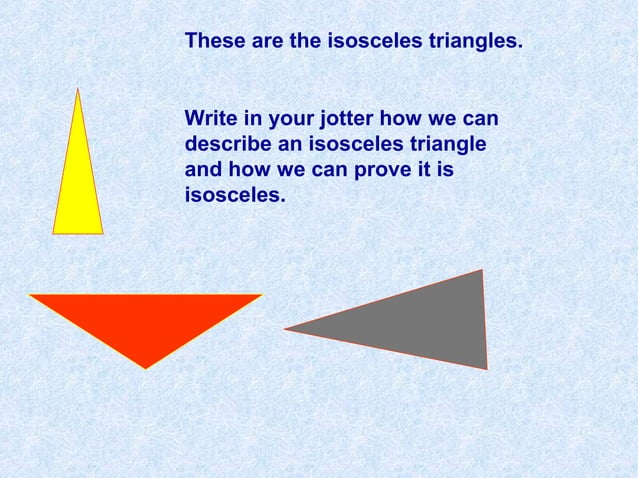 Isosceles triangles (1) | PPT