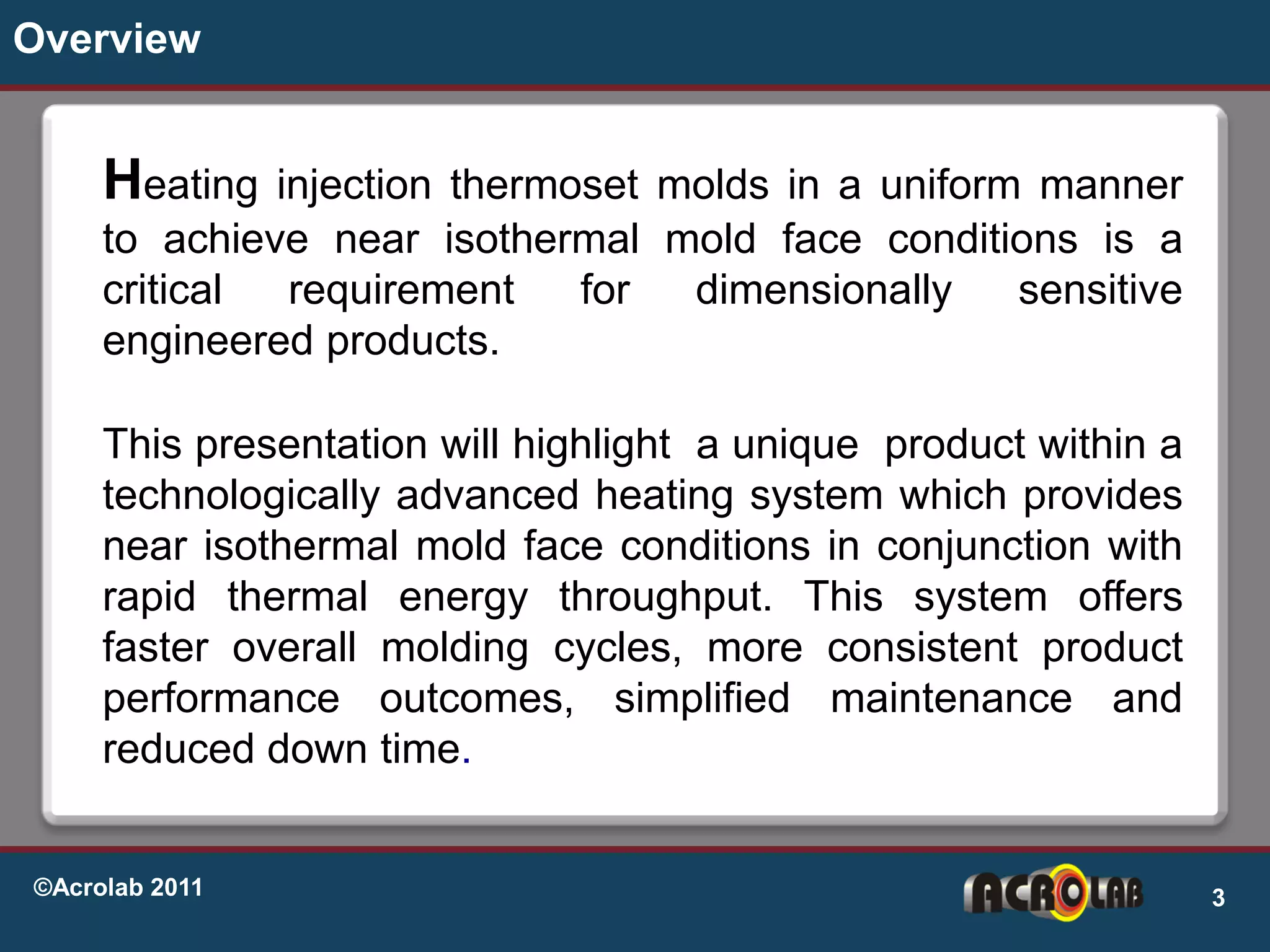 Optimal Thermal Management for Molds with the Isosprue Spreader ...
