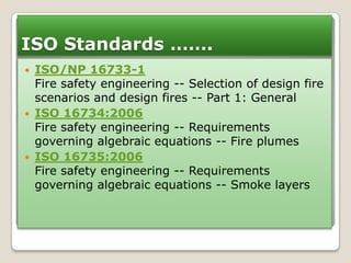 Iso standards on fire safety | PPTX