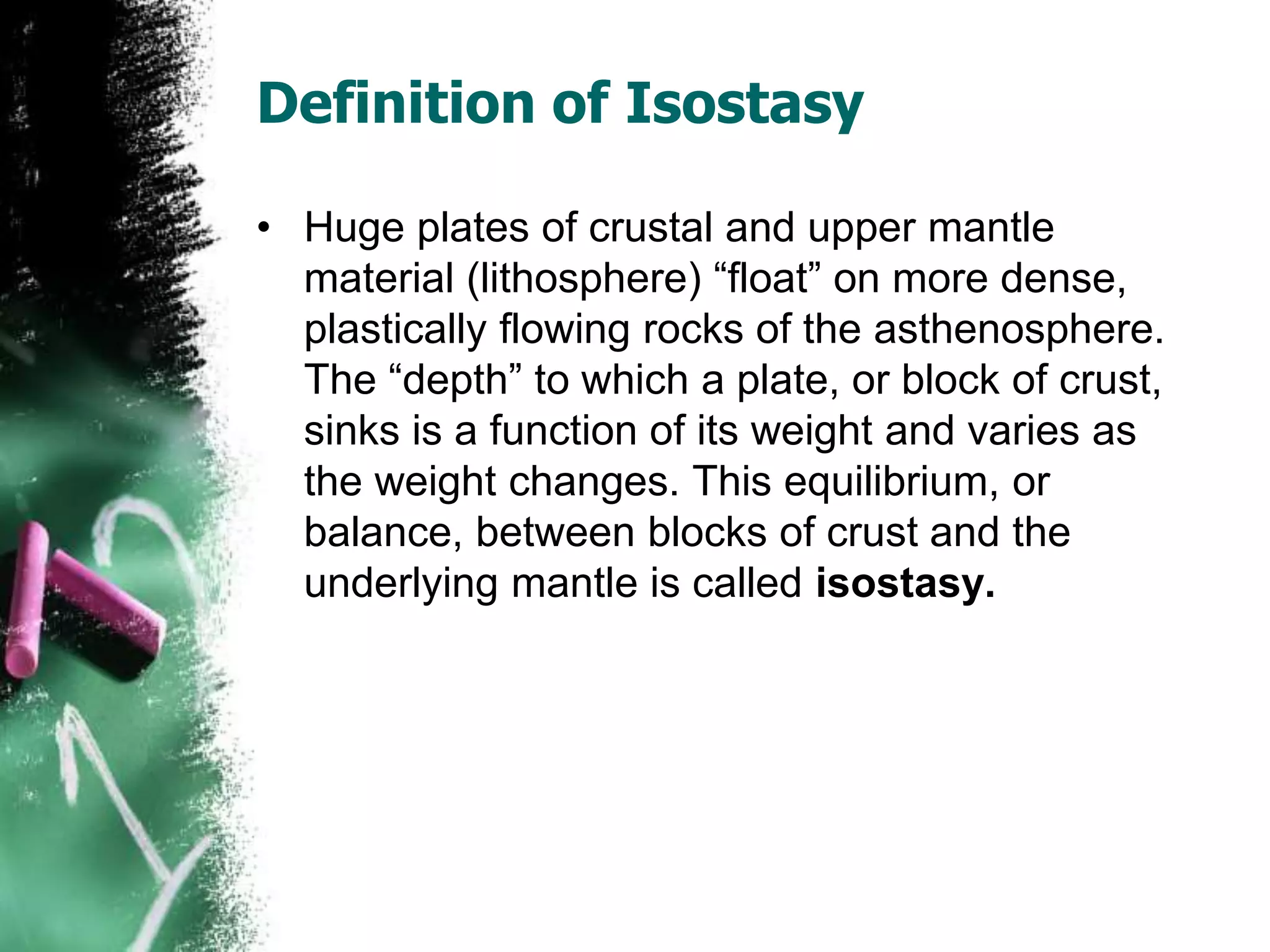Isostasy- Engineering Geology | PPT
