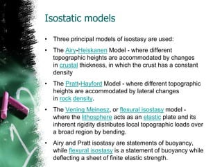 Isostasy- Engineering Geology | PPTX