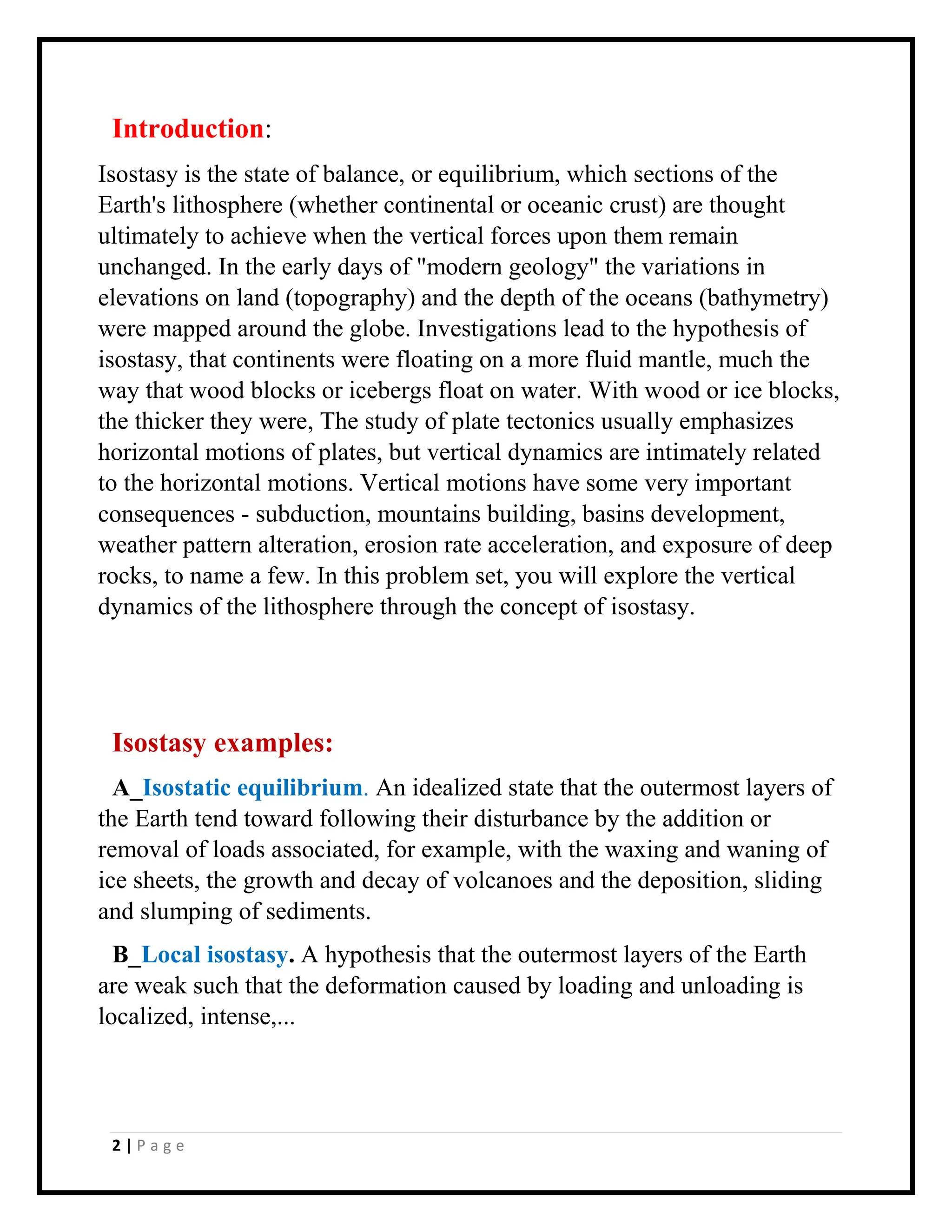 Presentation about (Isostasy) geophysics .pdf