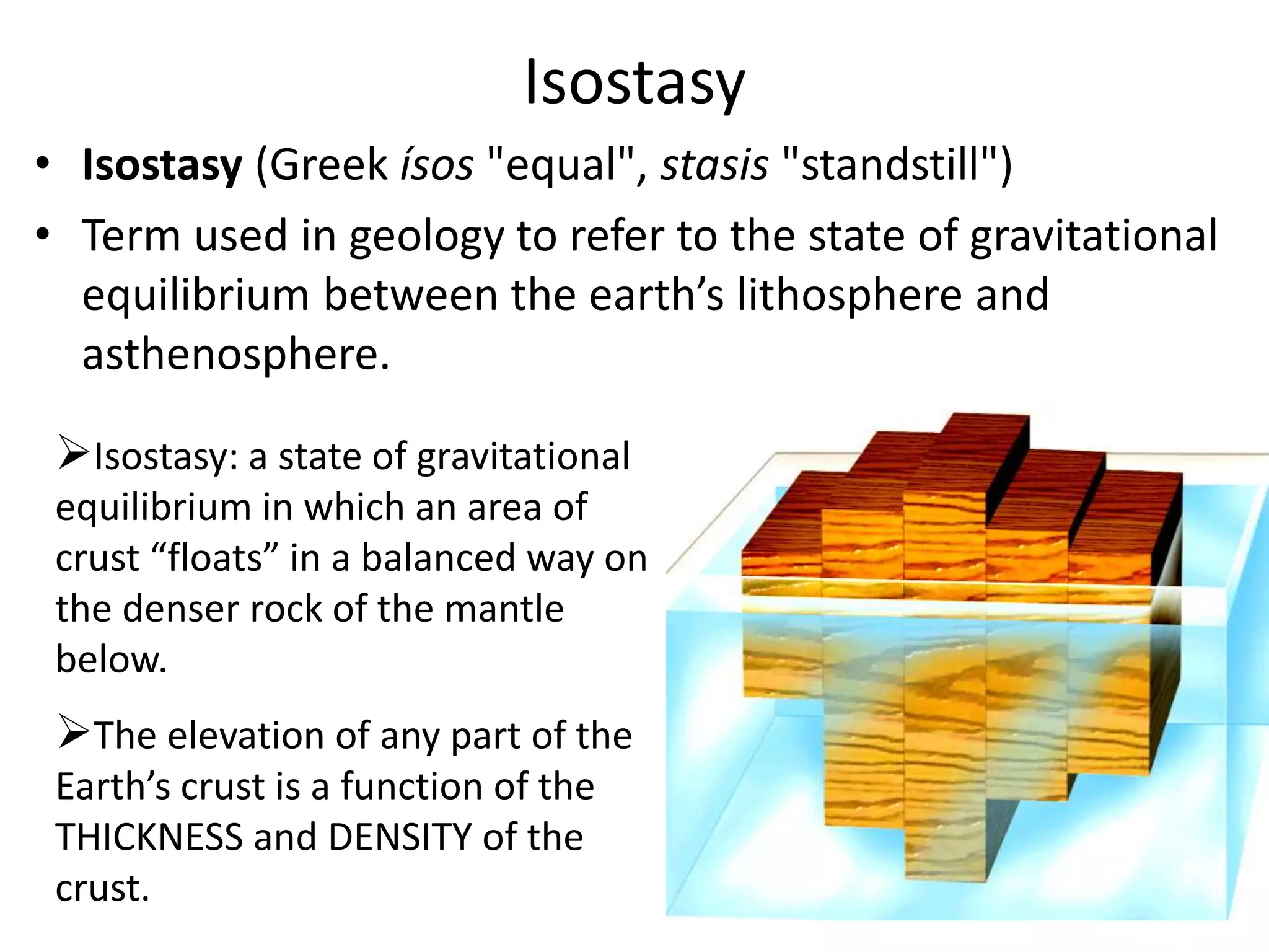 Isostasy and continental_drift | PPTX