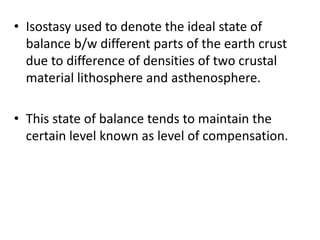 Isostasy and continental_drift | PPTX
