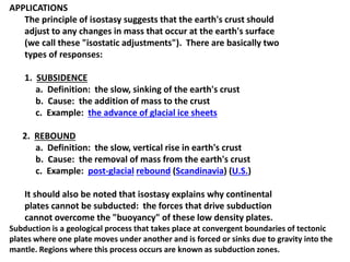 Isostasy and continental_drift | PPTX