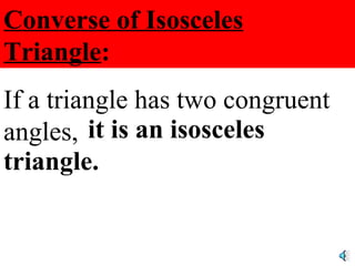 Isosceles Triangles | PPT