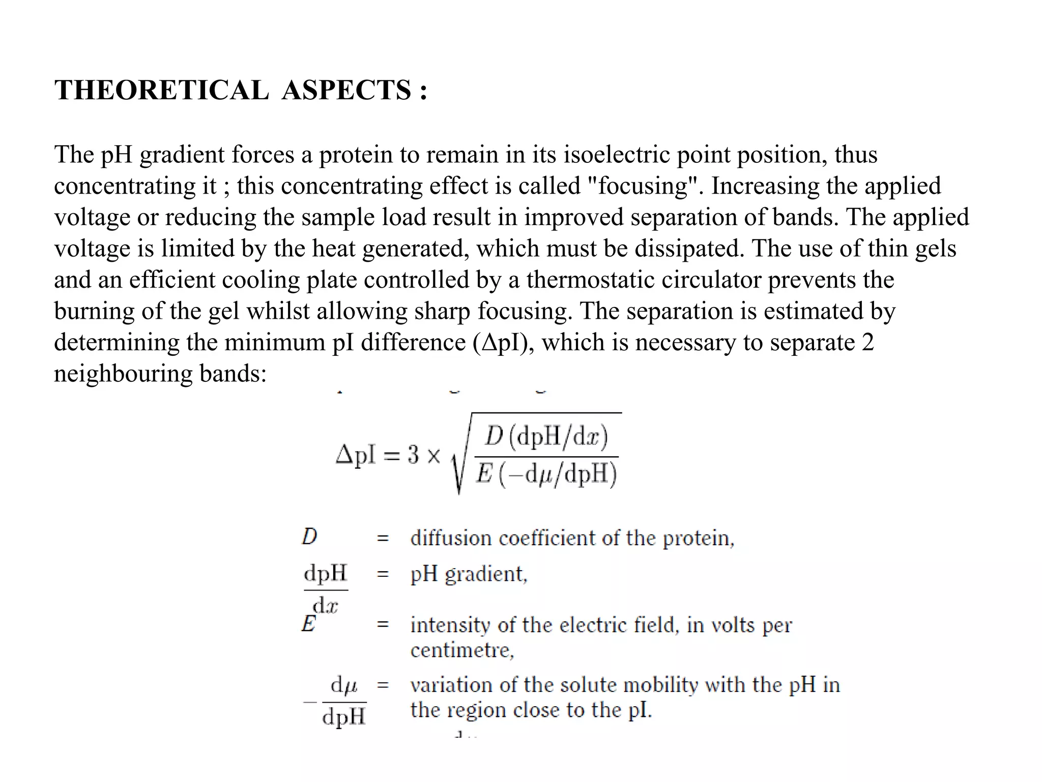Isotachophoresis & ief(iso electric focusing | PPTX | Chemistry | Science