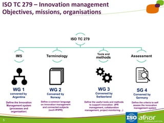 ISO guidelines on Innovation management ISO 50500 series | PPT