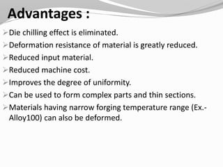 Isothermal forging | PPTX