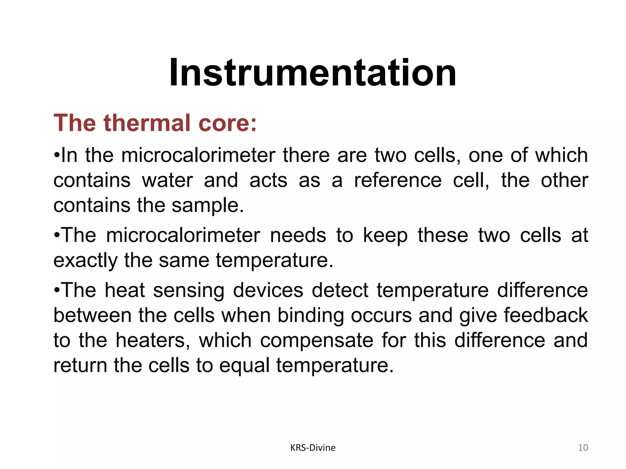 Isothermal titration calorimetry (ITC) | PPTX