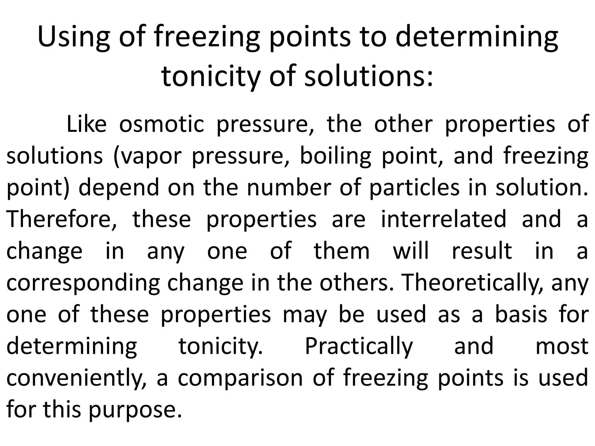 Isotonic and buffer solutions | PPTX