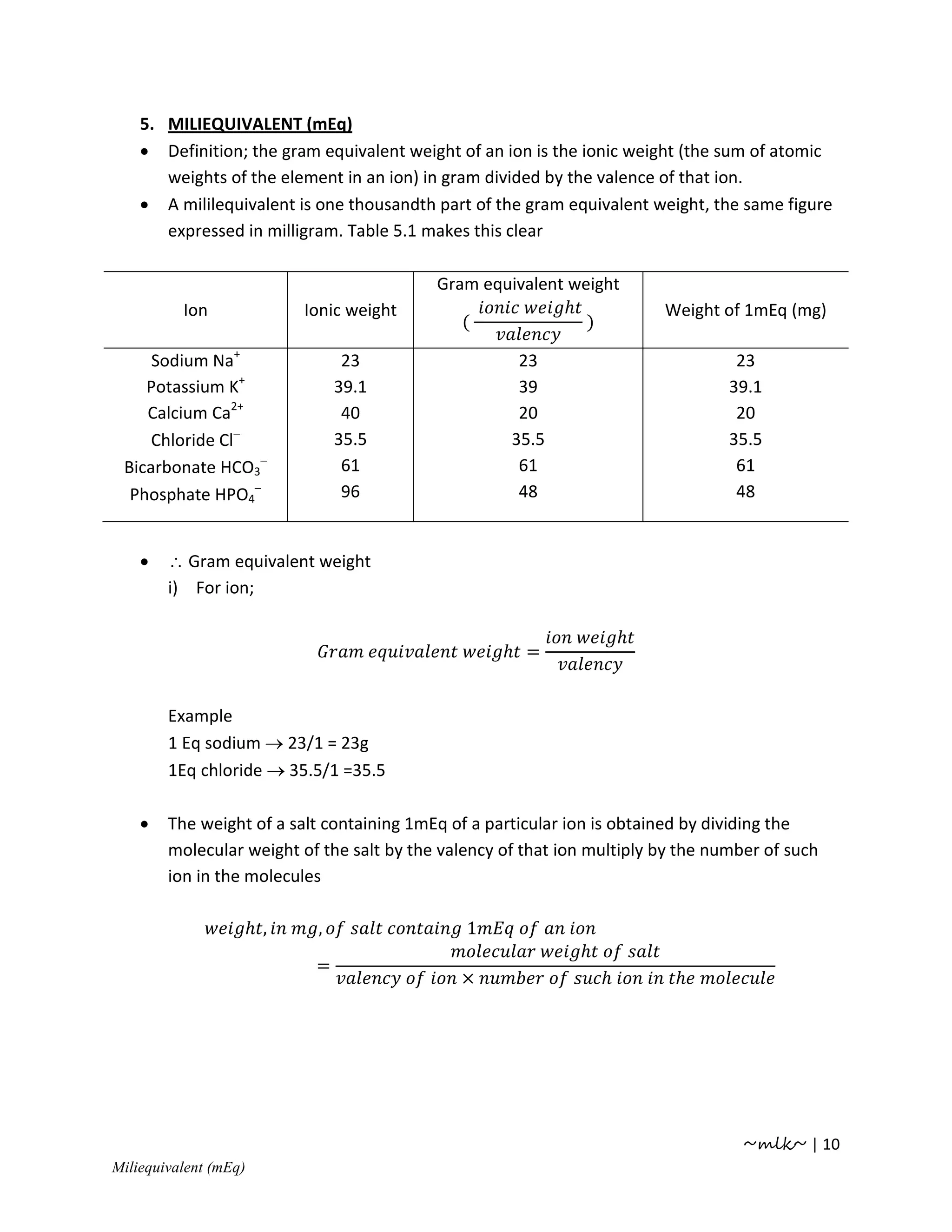 Isotonic calculation | PDF