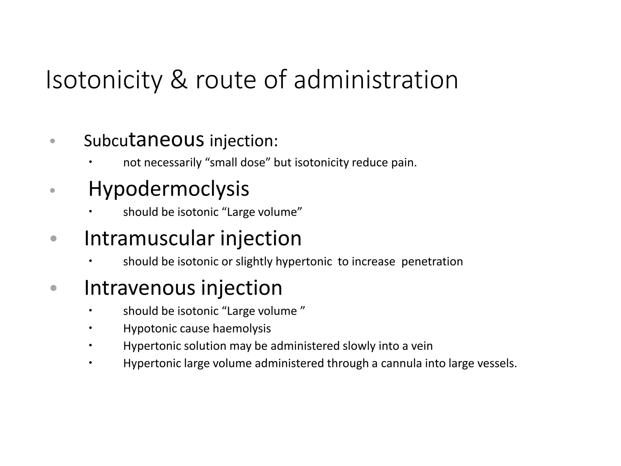 Isotonicity notes osmosis calculation methods | PPTX
