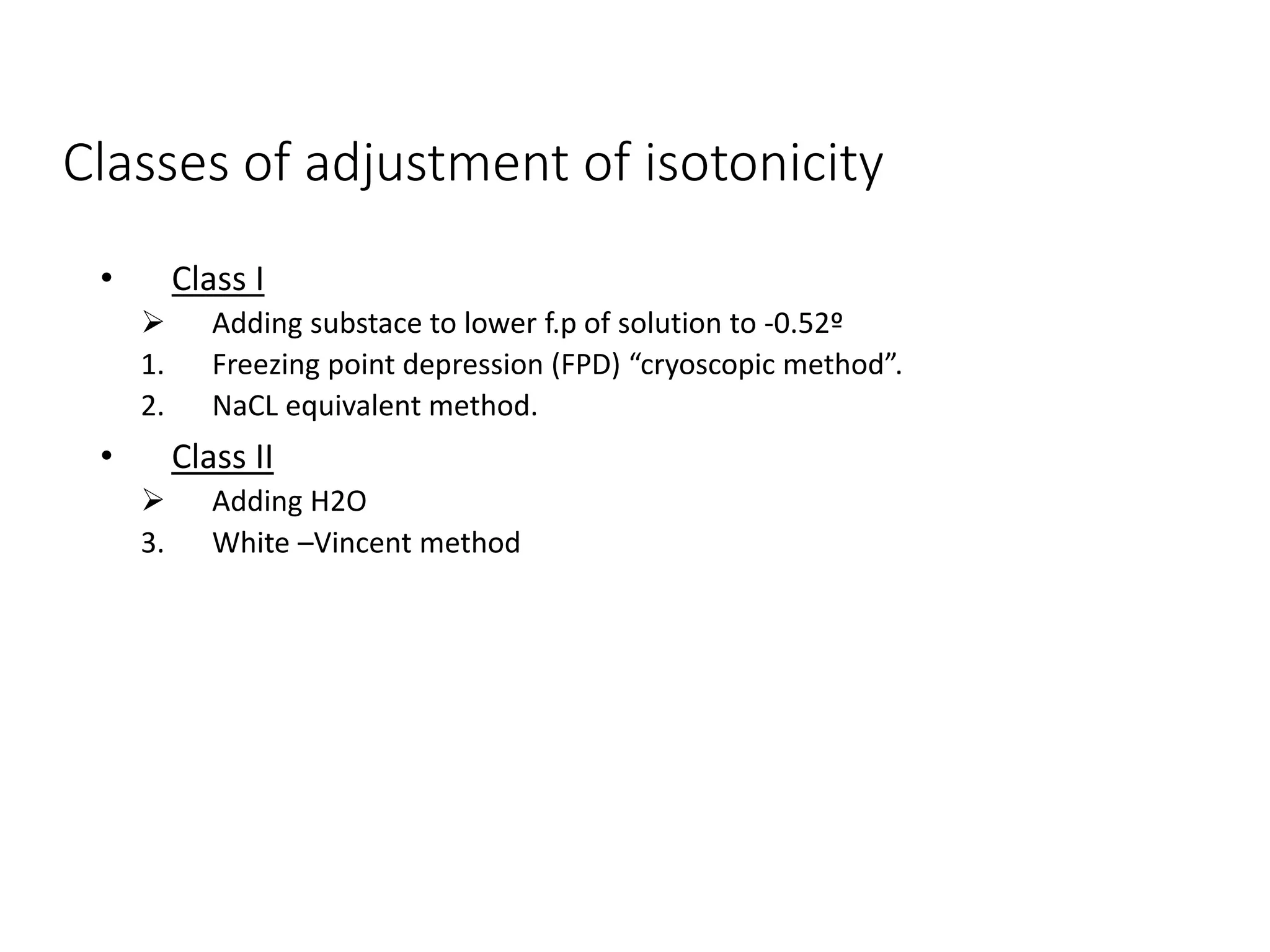Isotonicity notes osmosis calculation methods | PPTX