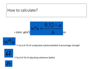 Isotonicity notes osmosis calculation methods | PPTX