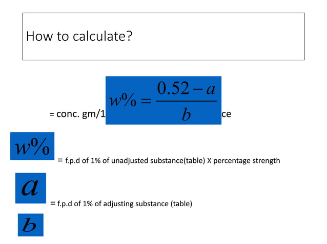 Isotonicity notes osmosis calculation methods | PPTX