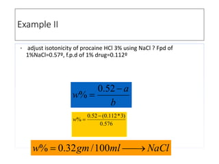 Isotonicity notes osmosis calculation methods | PPTX