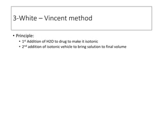 Isotonicity notes osmosis calculation methods | PPTX