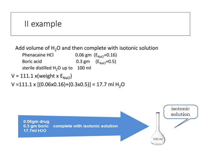 Isotonicity notes osmosis calculation methods | PPTX