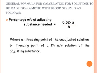 Isotonic solutions | PPTX