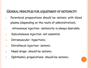 Isotonic solutions | PPTX