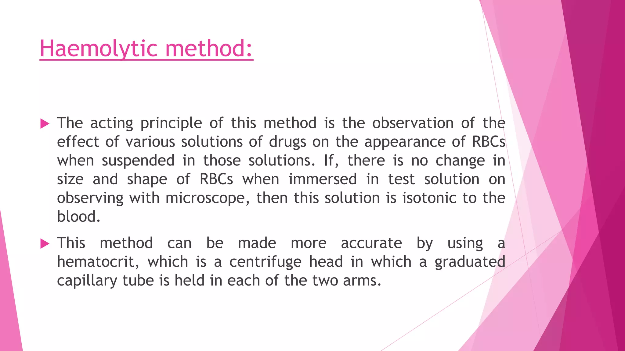 Isotonic solutions-----(Pharmaceutics) | PPTX
