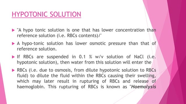 Isotonic solutions-----(Pharmaceutics) | PPT