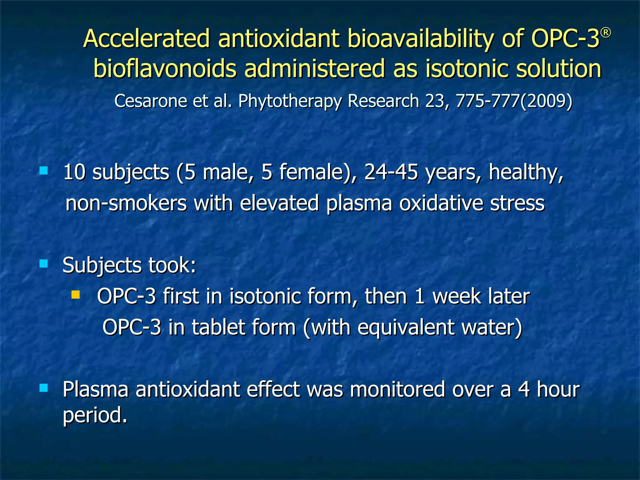 Isotonix OPC-3 | PPT | Herbs and Supplements | Alternative Medicine