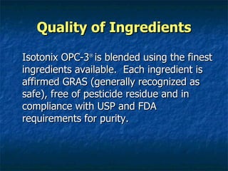Isotonix OPC-3 | PPT