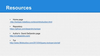 Isotope.js