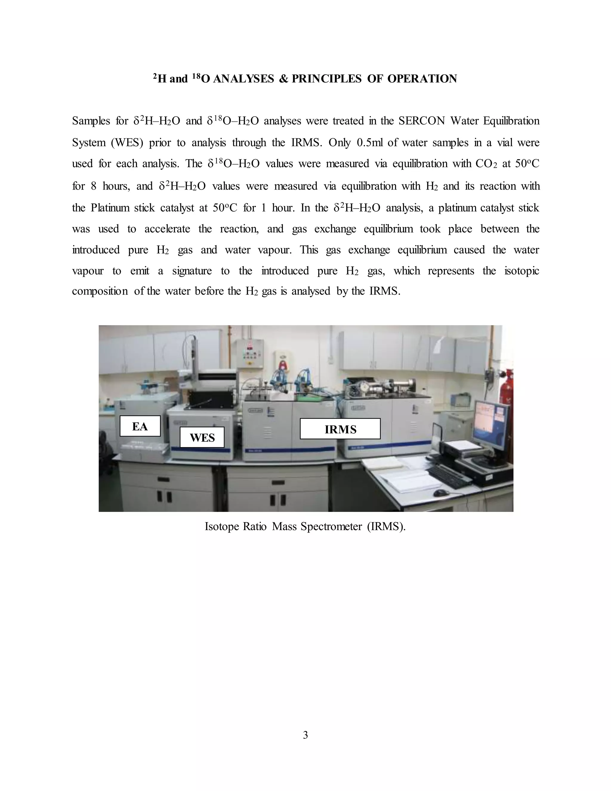 Isotope ratio mass spectrometer description | DOCX