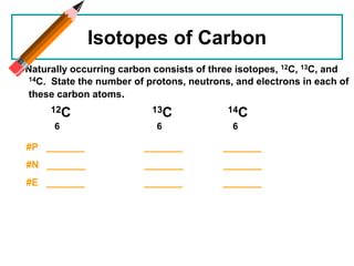 isotopes.ppt | Chemistry | Science