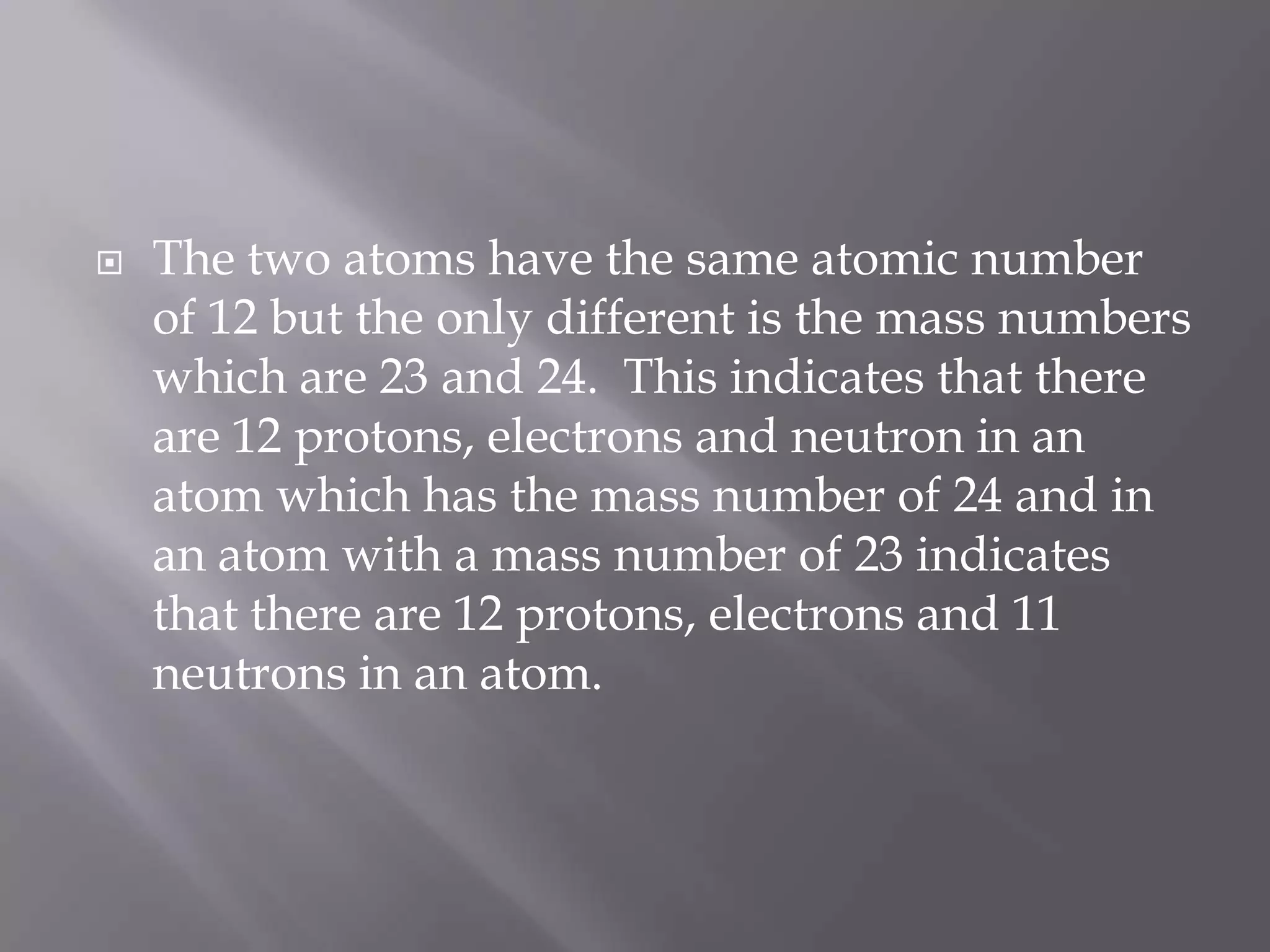 Isotopes and atomic mass | PPTX