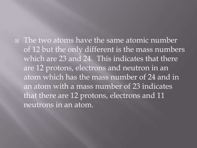 Isotopes and atomic mass | PPTX