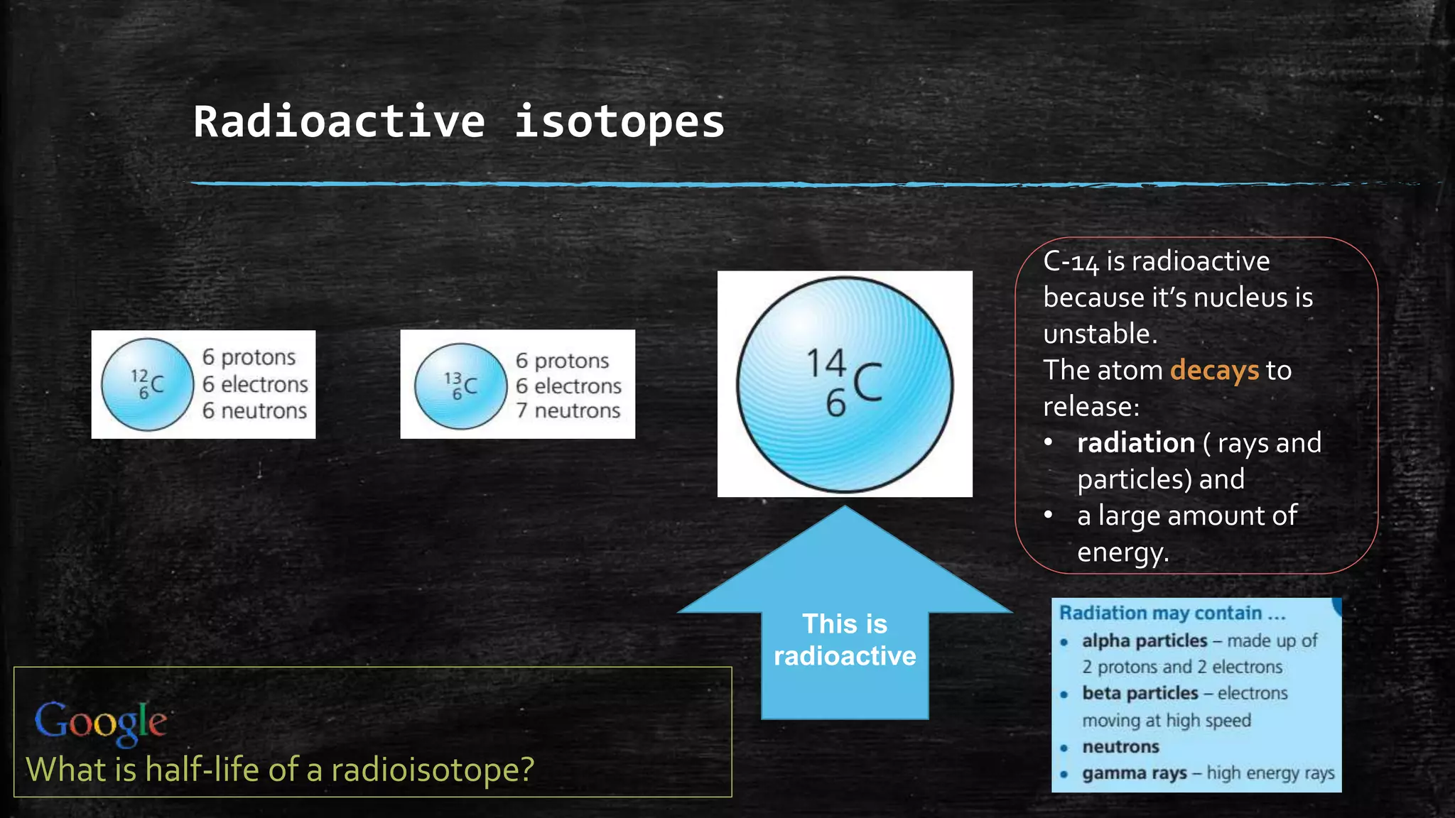 Isotopes and radioactivity | PPTX