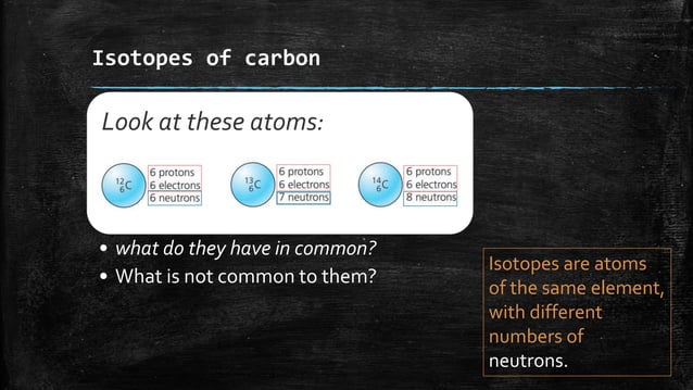Isotopes and radioactivity | PPTX